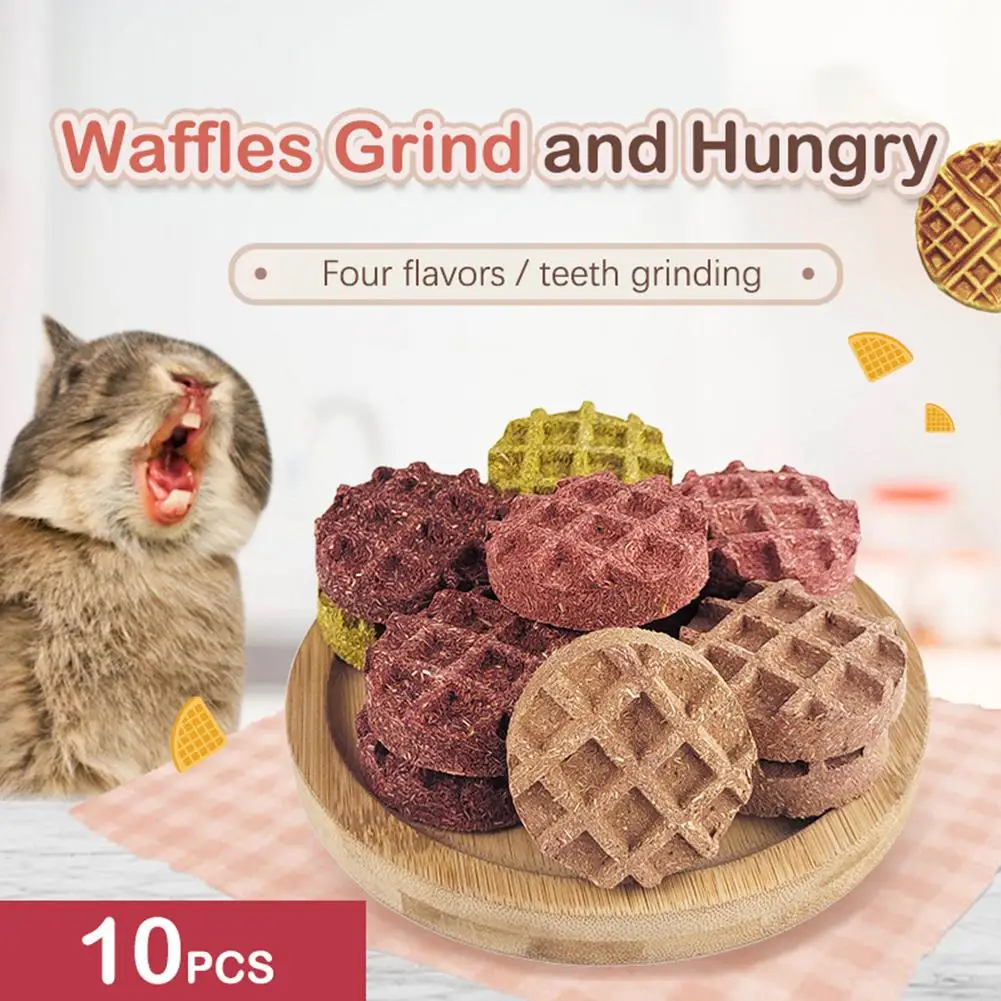 10pcs-Pet-Rabbit-Donut-Grass-Cake-Teeth-Grinding-Snacks-Chew-Toy-For ...