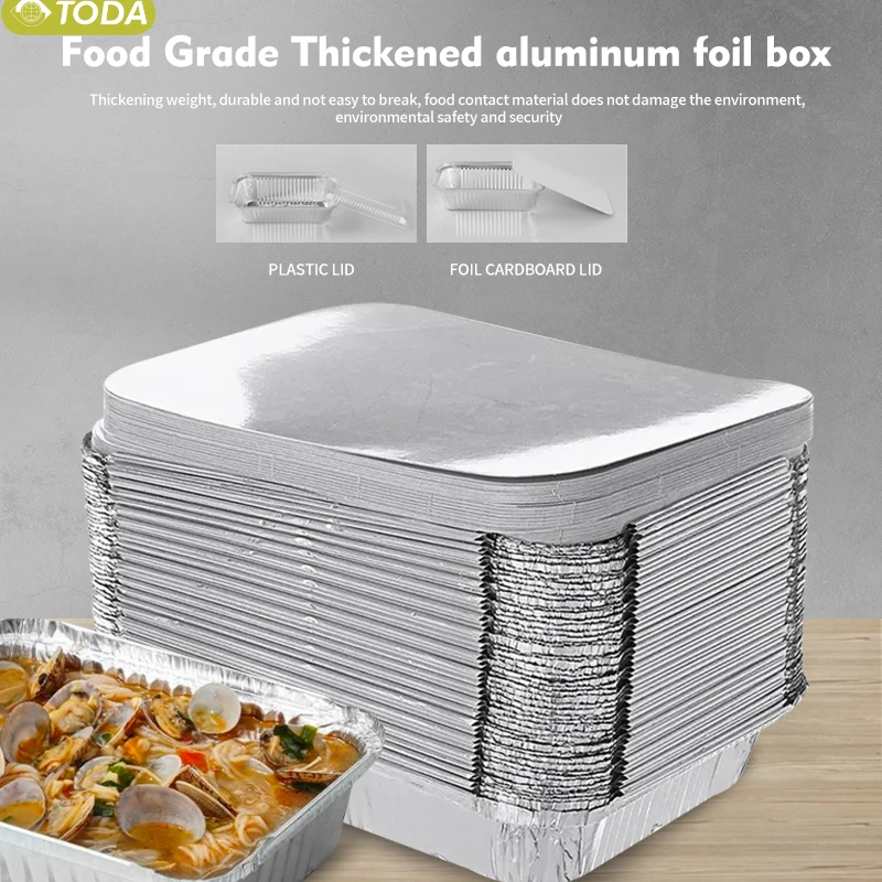 20-Pack-Aluminum-Foil-Tray-Food-Packaging-Container-Aluminum-Pan-With ...