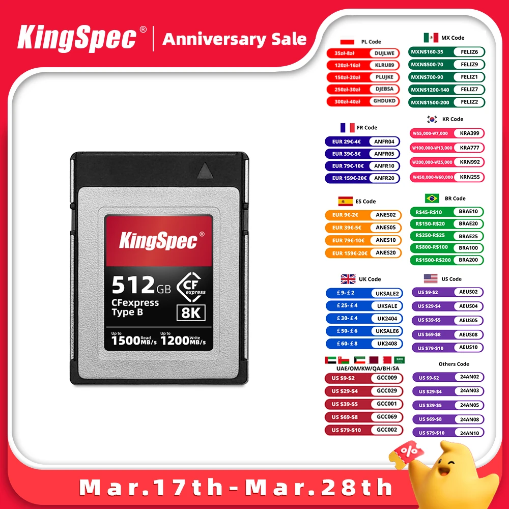 KingSpec-128g-256g-512GB-CFexpress-Type-B-Card-1TB-CF-Express-Memory ...