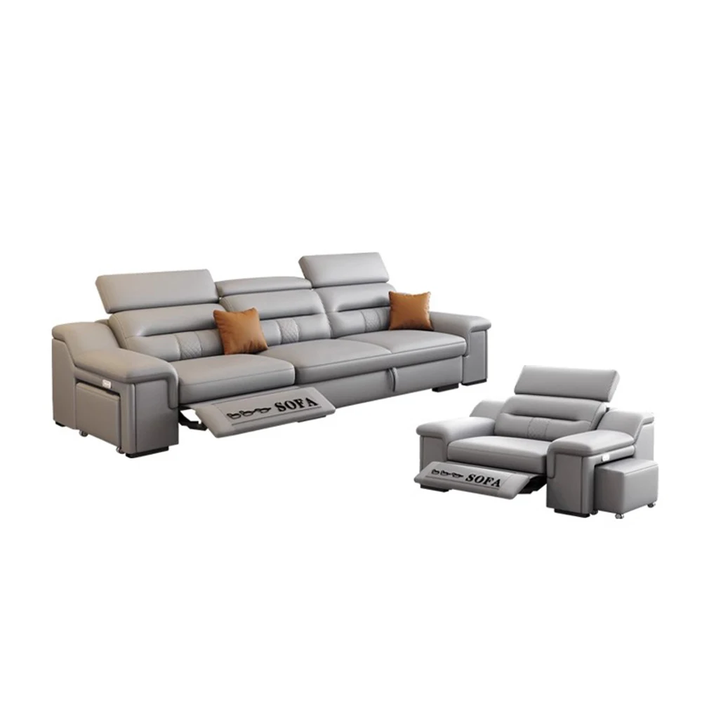Linlamlim Convertible Sofa Bed Modern Electric Reclining Sectional ...