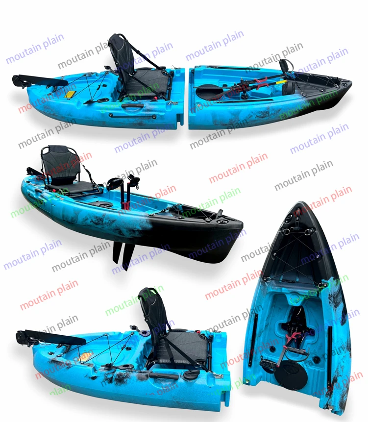 Lure-Boat-Fin-Pedal-Kayak-Hard-Boat-Two-Sections-Three-Sections-Single ...