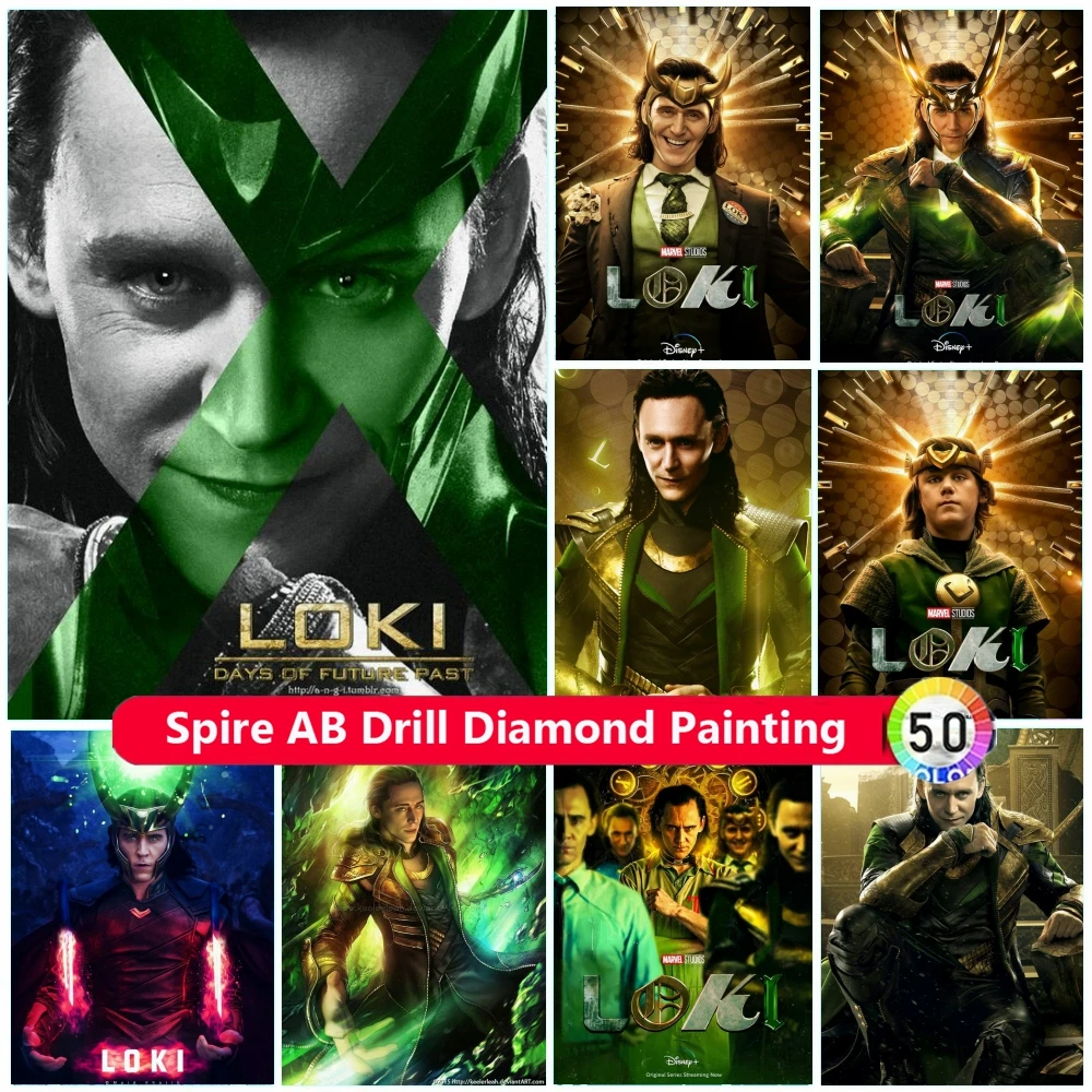 2023-New-Marvel-Loki-5d-Diy-AB-Diamond-Painting-Kit-Embroidery-Ragnarok ...