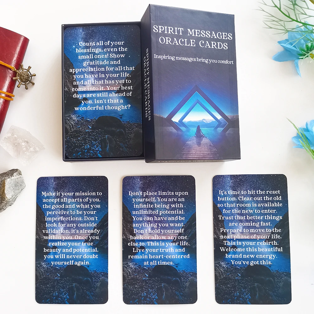 12x7cm-Spirit-Message-Oracle-Deck-Tarot-Cards-in-Box-English-Sturdy ...