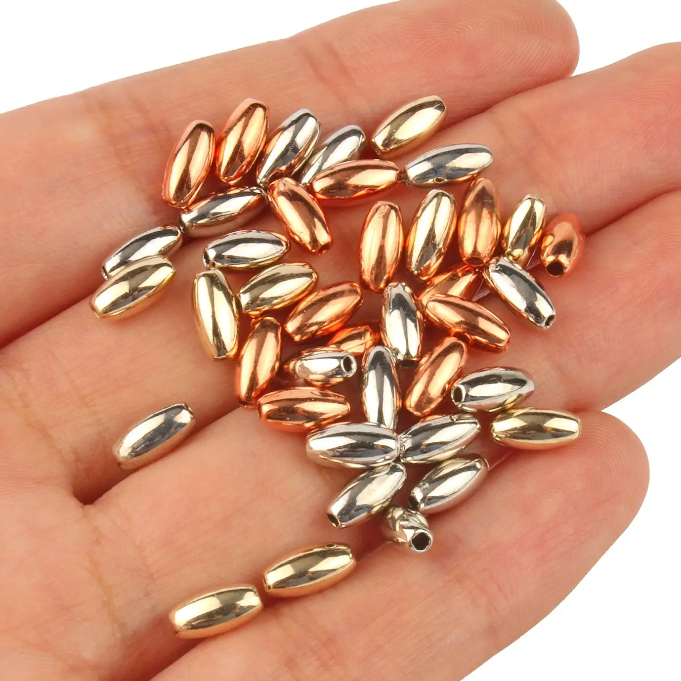 300-600pcs-4x8mm-Rice-Shape-CCB-Beads-For-Bracelet-Jewelry-Findings ...