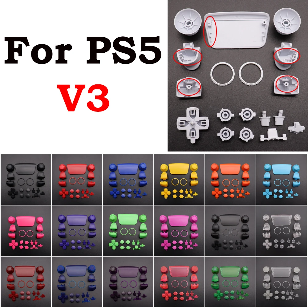 Replacement-Buttons-Set-D-Pad-L1-R1-L2-R2-Trigger-Button-Key-Accent ...