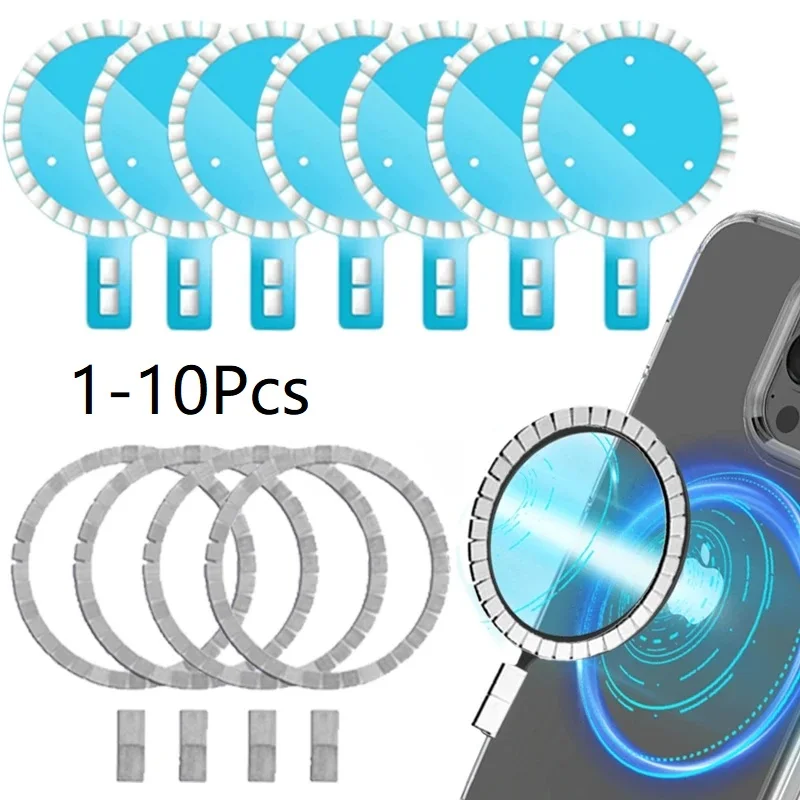 1-10Pcs-Universal-Magnet-Rings-Sticker-Ultra-Thin-Replacement-Magnet ...