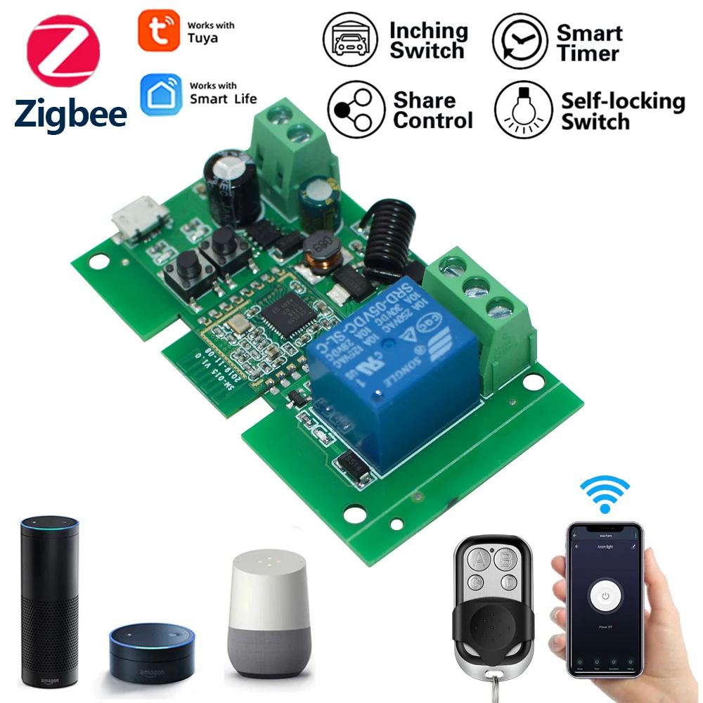 Zigbee-Smart-Home-Automation-Module-Switch-DC-AC-7-32V-12V-24V-85-250V ...