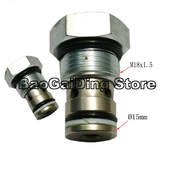 Hydraulic Cylinder Threaded Cartridge Valve DF04-00 Pressure-retaining ...