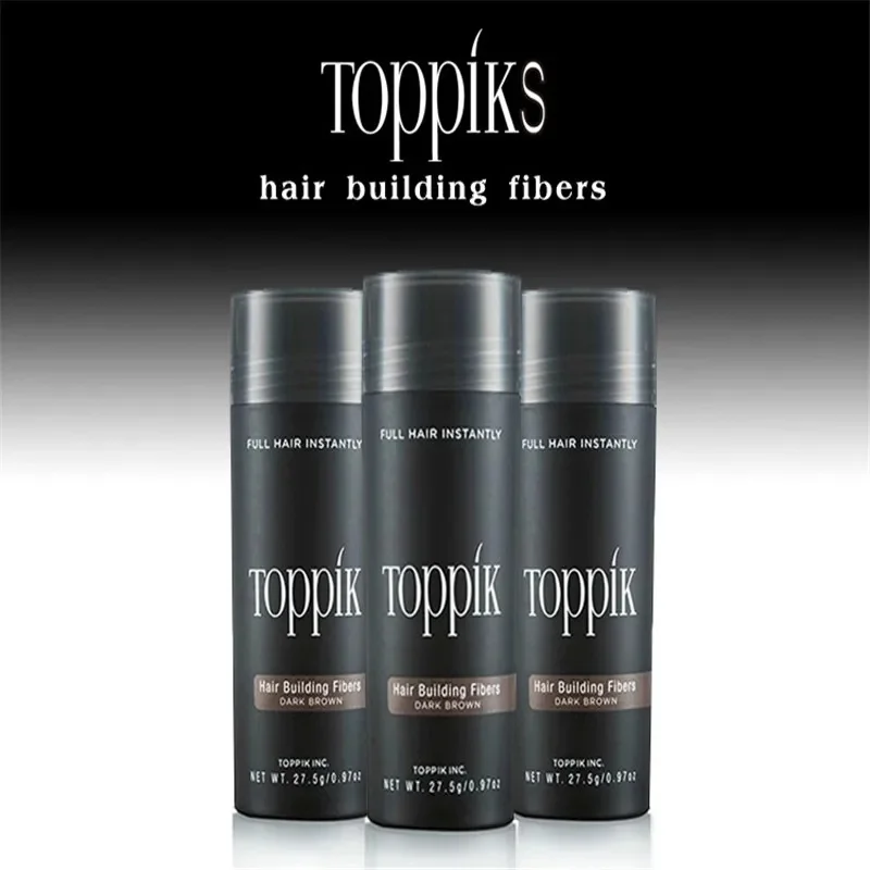 Toppik Hair Fibers Keratin Thickening Spray Hair Building Fiber Poudre ...