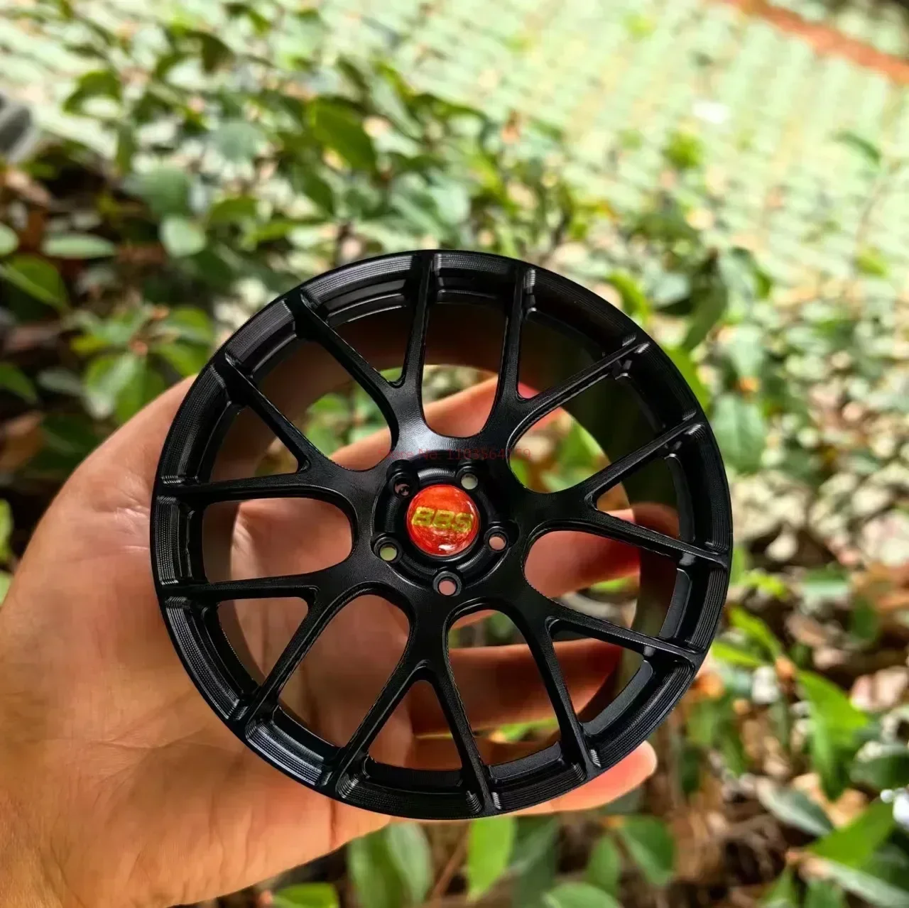 2024 1/5 Modelo de coche Forjado Bbs Rays Metal Aluminio Borde Modificación Rueda Cubo ...