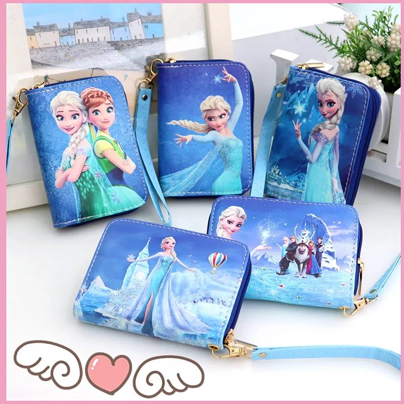 Disney-Anime-Frozen-Coin-Purse-Kawaii-Elsa-Anna-Princess-Wallet ...