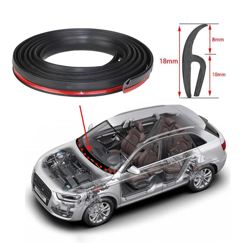 2m-Windshield-Rubber-Seal-Front-Rear-Windshield-Sunroof-Seal-Strips ...