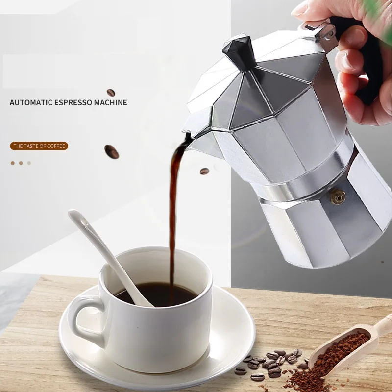 Alloy-Mocha-Pot-1-Cup-50ml-Home-Coffee-Pot-Household-Octagonal-Moka ...