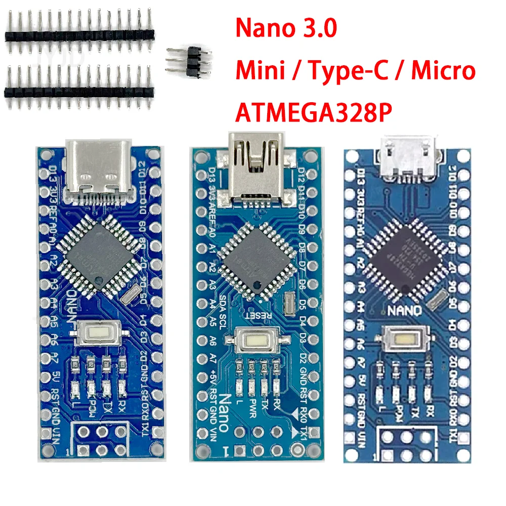 Mini-Type-C-Micro-USB-Nano-3-0-With-the-bootloader-compatible-Nano ...