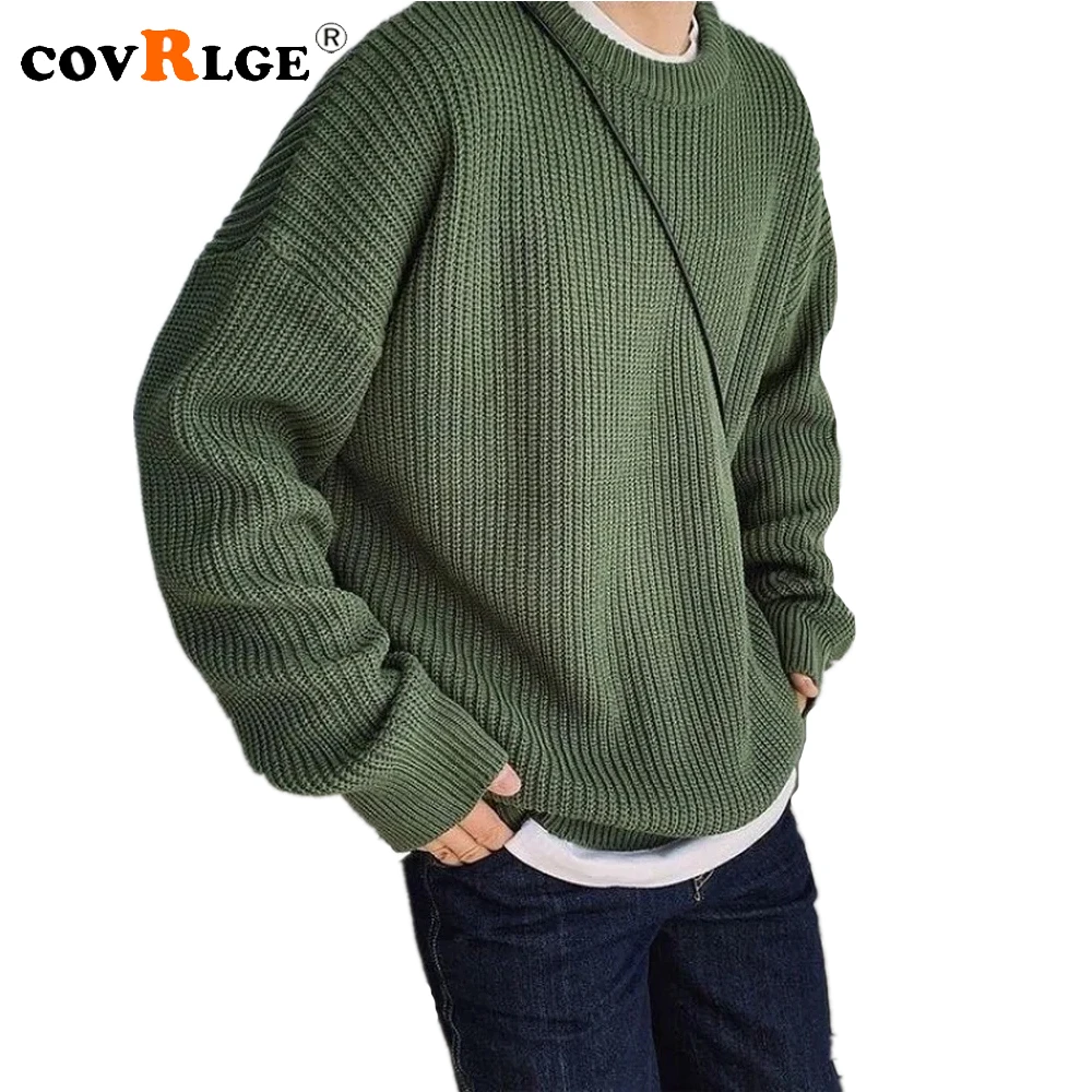 Covrlge-Fashion-Sweaters-Men-Autumn-Solid-Color-Sweaters-Slim-Fit-Men ...