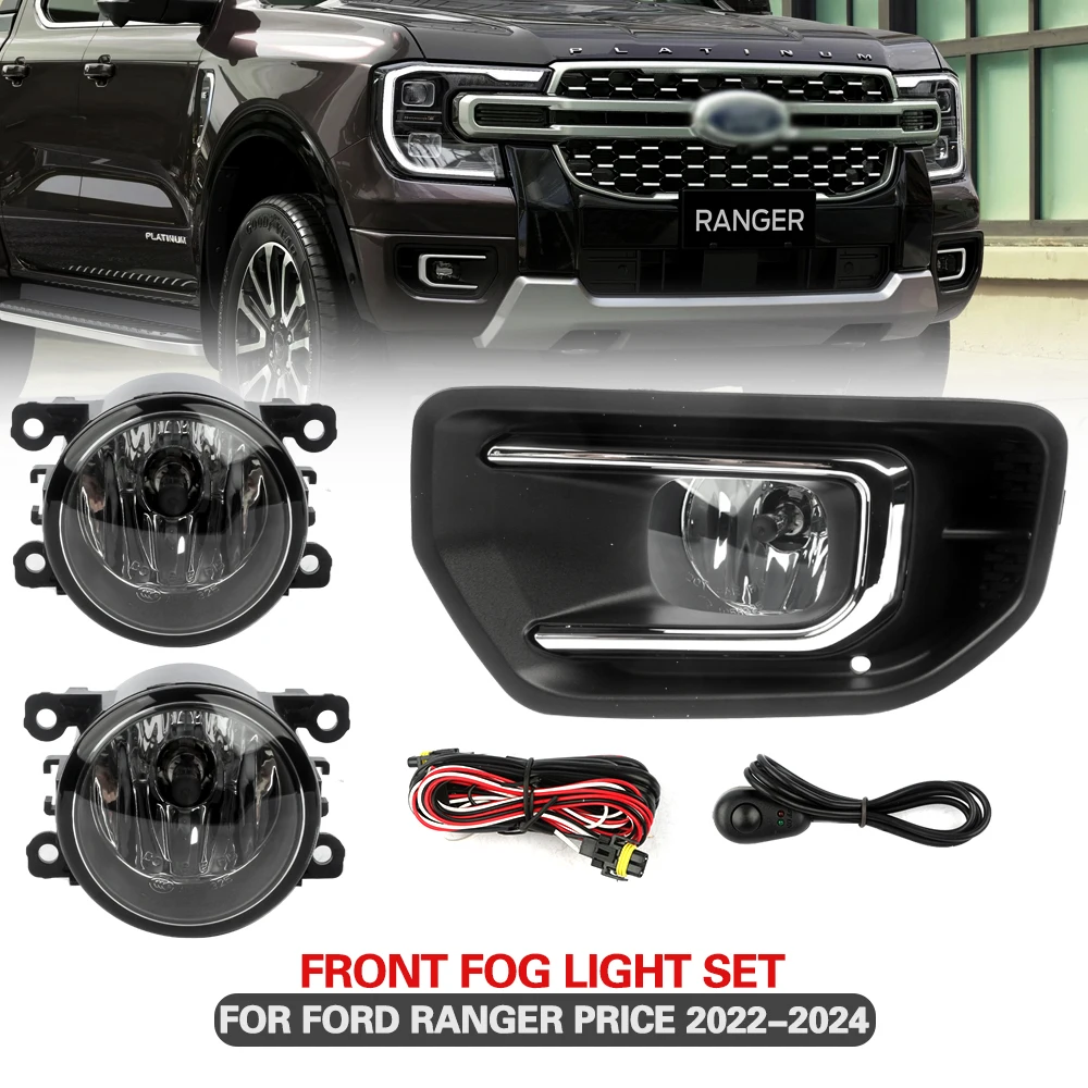 Front-Bumper-Fog-Lamp-Upgrade-Kit-FOR-Ford-Ranger-price-2022-2023-2024 ...