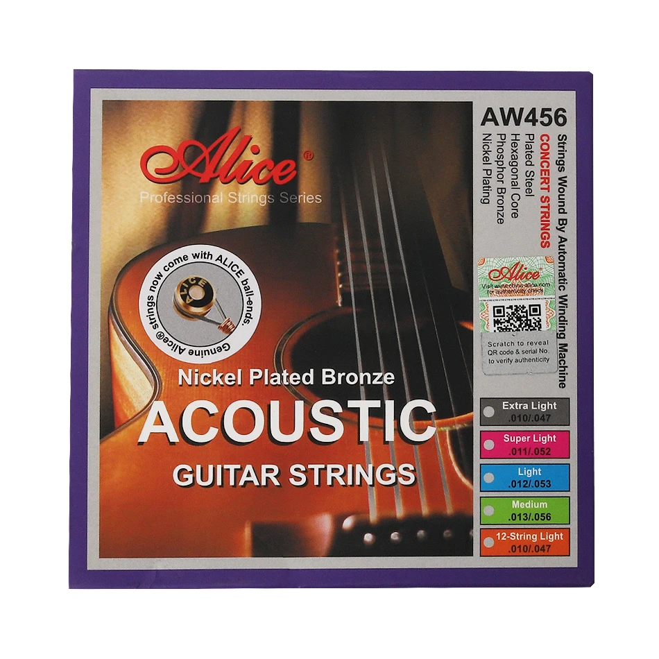 Acoustic Guitar Strings Phosphor Bronze | Guitar Strings Acoustic Alice ...