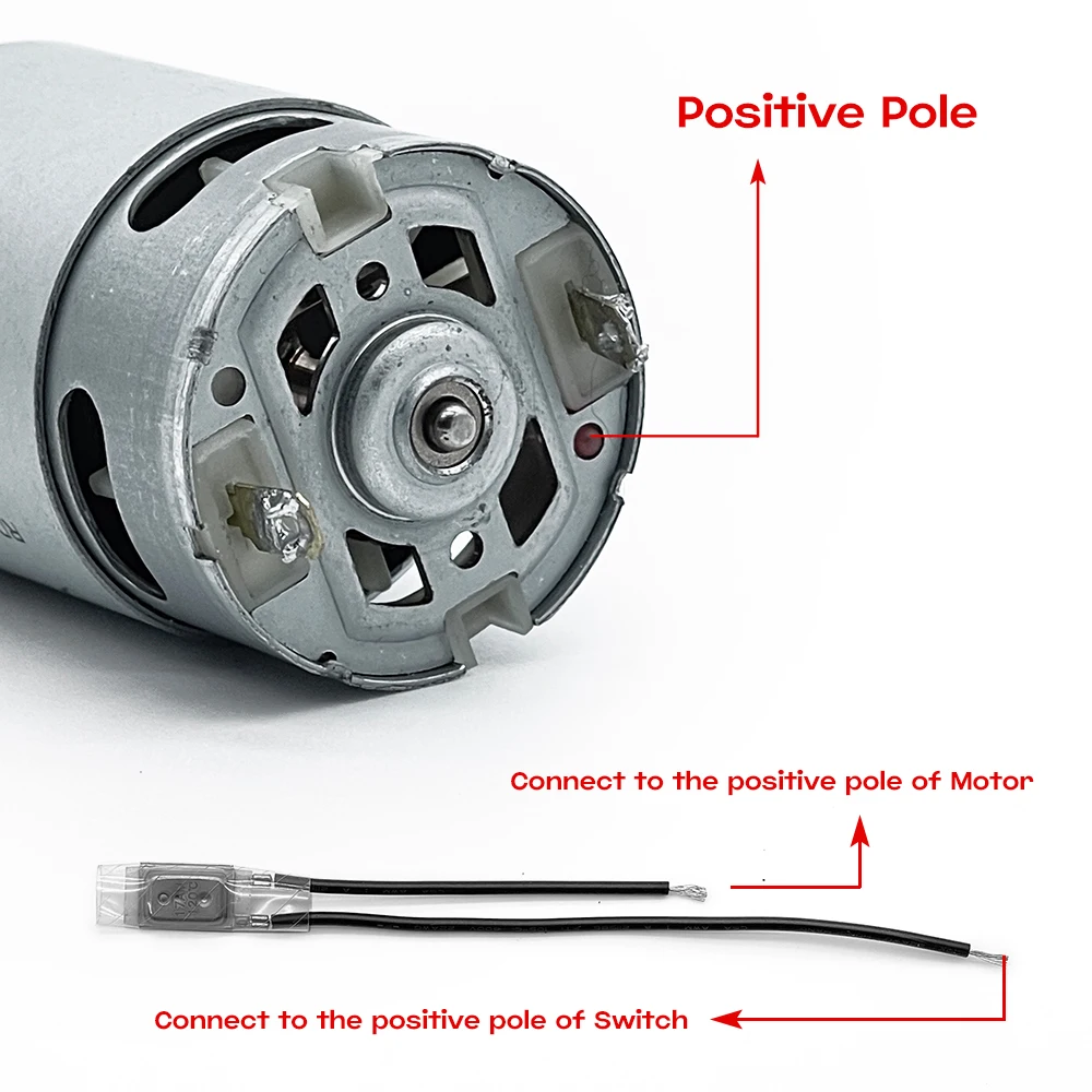 21V DC 모터 RS550 28000RPM 14 치아 8.2M 기어 미니 체인 톱 왕복 톱 충전식 손 톱 전동 공구 액세서리
