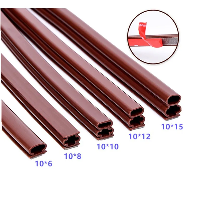 6M-Silicone-Rubber-Sealing-Strip-Self-Adhesive-Doors-Window ...