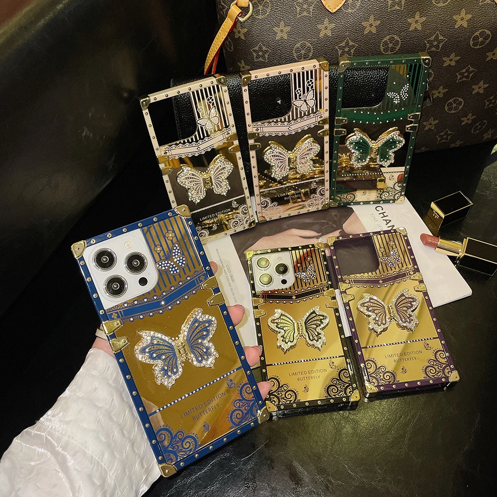 Luxury-Square-Straight-Edges-Phone-Case-for-IPhone-13-12-11-Pro-Max-IP ...