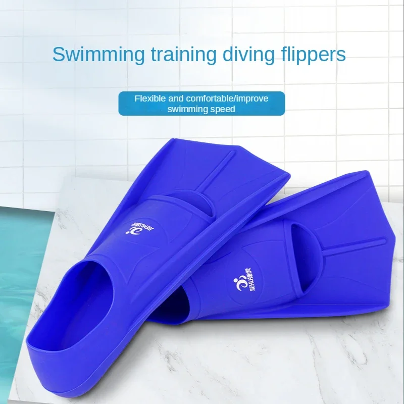 Silicone-Fins-Kids-Adult-Training-Short-Fins-Men-s-Women-s-Swimming ...