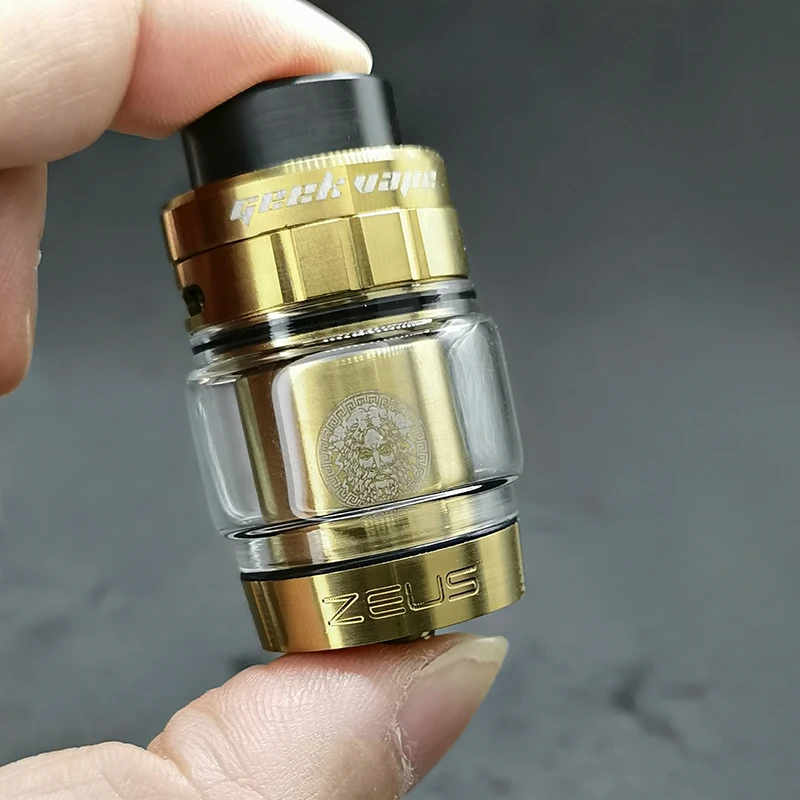 Zeus Dual RTA Rebuildable Tank Atomizer 4ml，Top Airflow Leak Proof ...