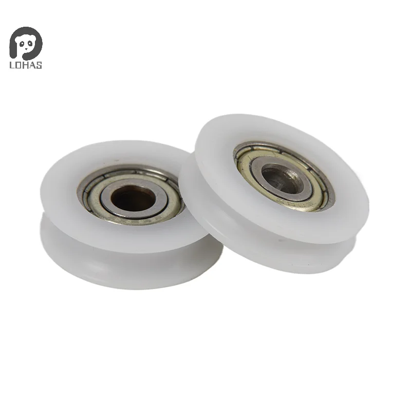 U-Groove-625-Round-Pulley-Ball-Bearing-Wheel-Roller-For-Door-Windows ...
