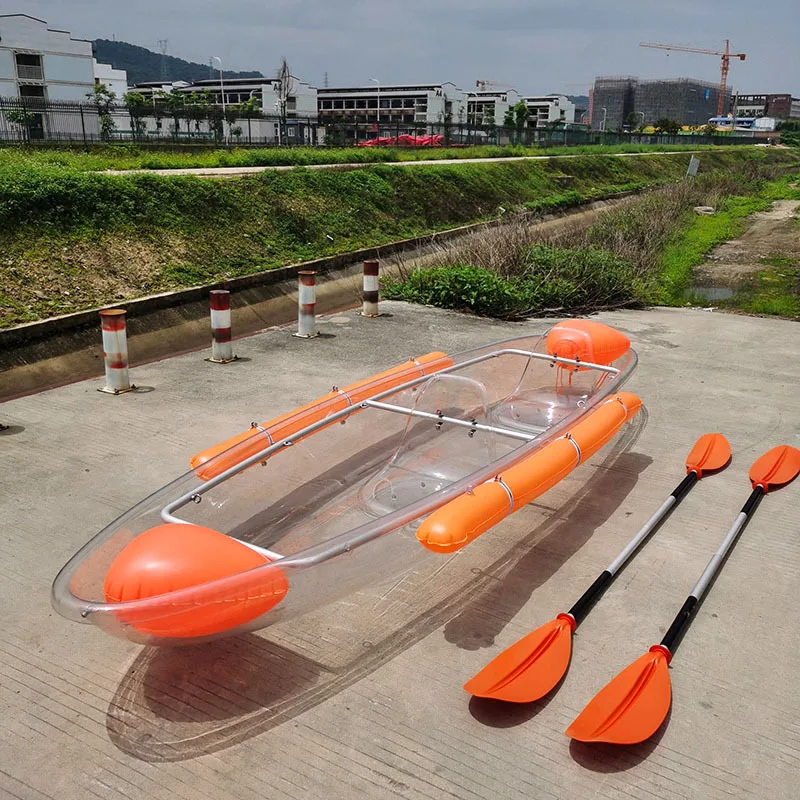 Outdoor-sports-rowing-PC-transparent-boat-crystal-plastic-boat-tourism ...