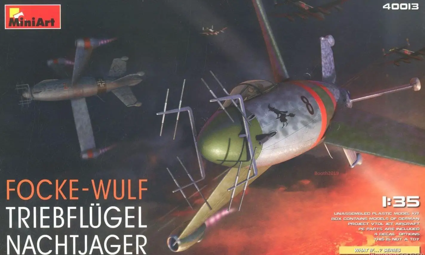 Focke-Wulf-Triebflugel-Nachtjager-modelo-de-pl-stico-MINI-ART-40013 ...