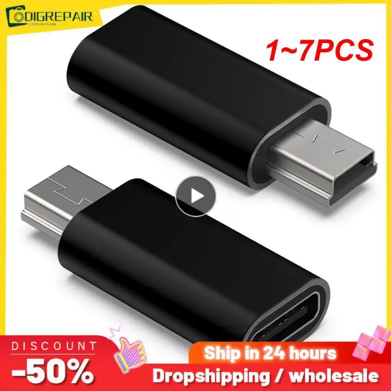 1-7PCS-Mini-5-Pin-USB-Adapter-B-Male-to-USB-Type-C-Female-Data-Data.jpg