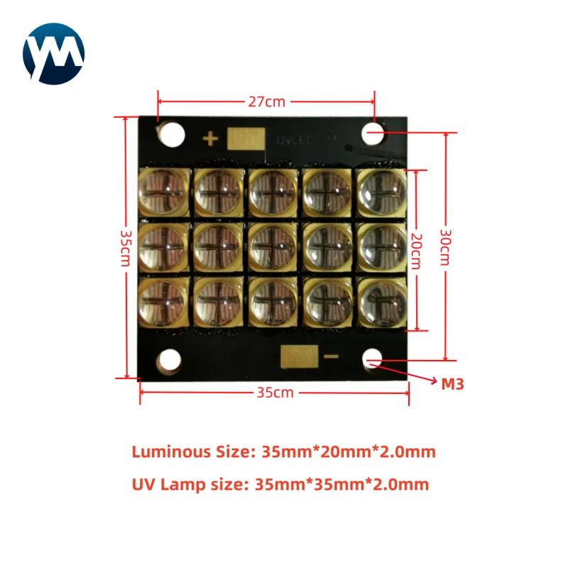 150W UV LED Lamp 6565 6868 365nm 385nm 395nm 405nm Uv Curing Lamp Uv ...