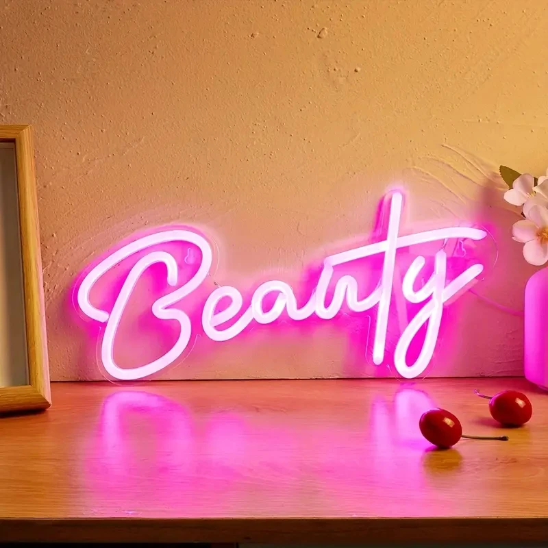 LED-Beauty-Neon-Sign-Light-Pink-Nails-Spa-Salon-Studio-Wall-Art-Decor ...