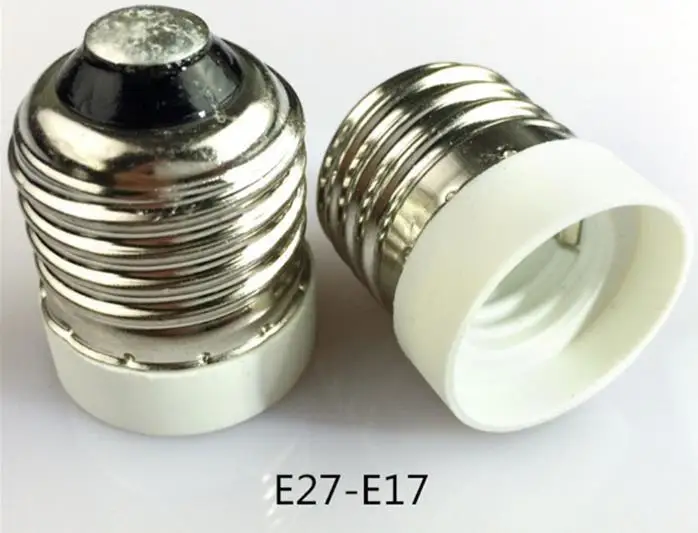 Convertidor de portalámparas E27 a E17|Bases de lámpara| - AliExpress