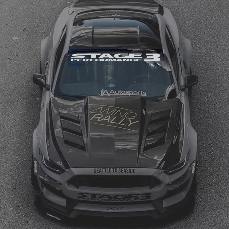 Sport-Front-Winshield-Stage-3-Performance-Sticker-Letter-Window-Decal ...