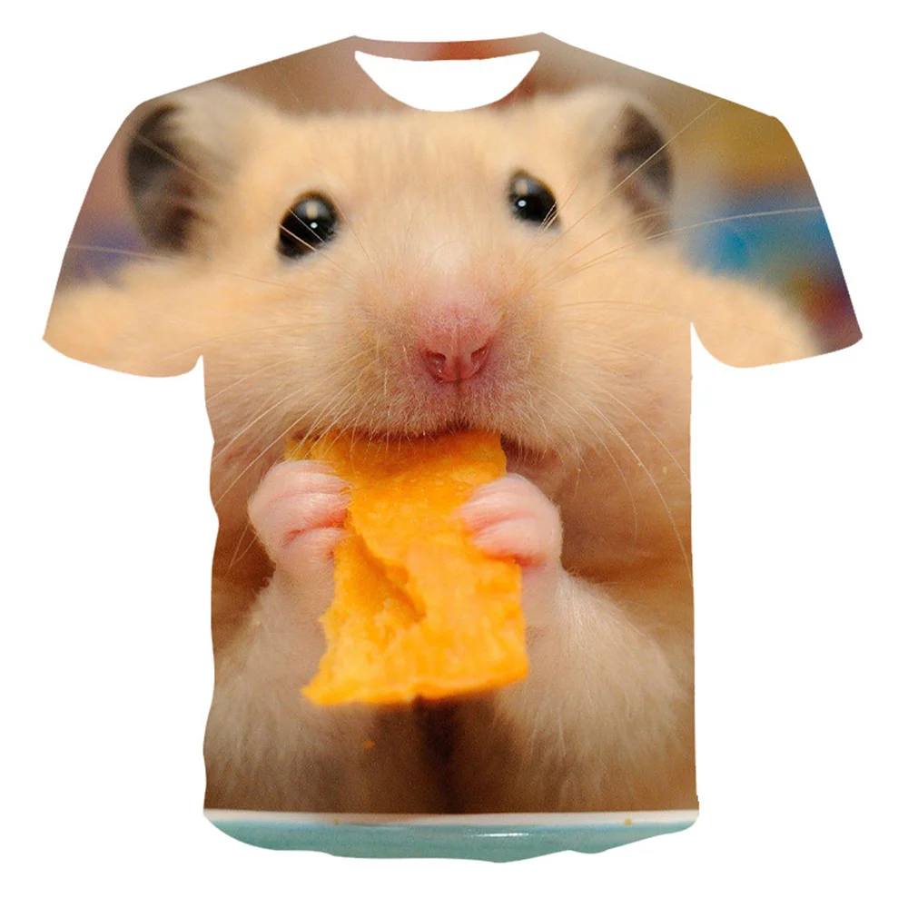 Funny-Hamster-Rabbit-T-Shirts-Animal-3D-Print-Men-Women-Fashion ...