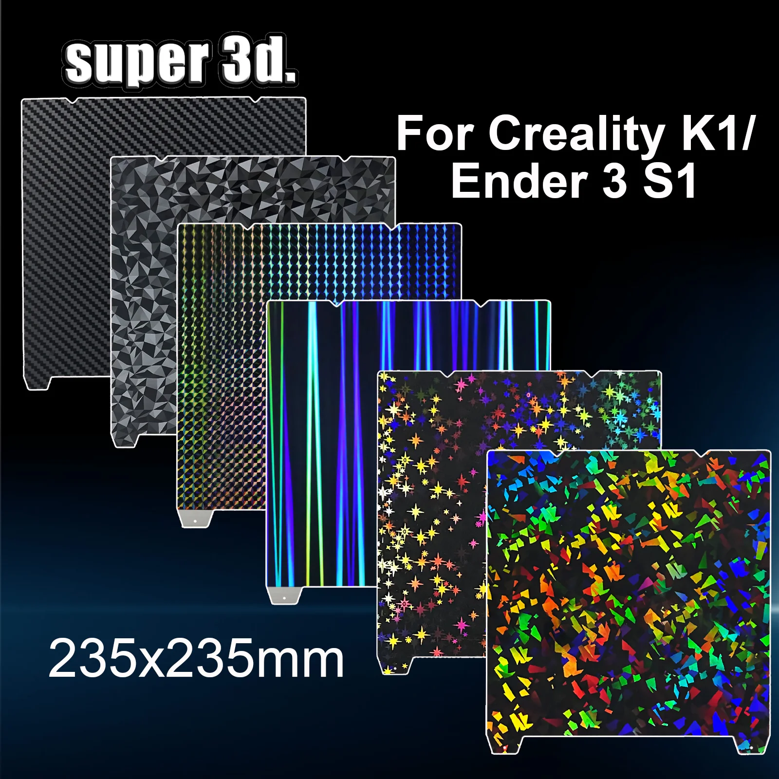 Ender-3-V3-SE-Build-Plate-Texture-Pei-Spring-Steel-235x235mm-Smooth-PET ...