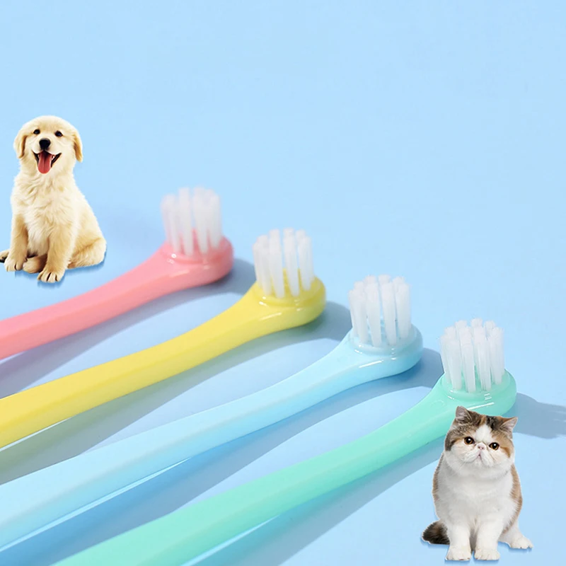 Dog Toothbrush Dog Teeth Cleaning Small Head Brush for Dogs Teeth Mouth ...