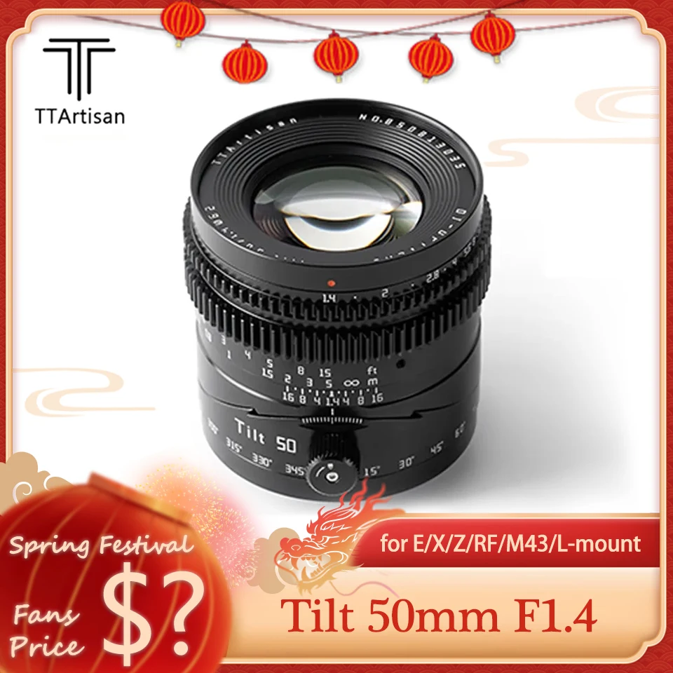 TTArtisan-Tilt-50mm-F1-4-MF-Full-Frame-Camera-Lens-for-Studio ...