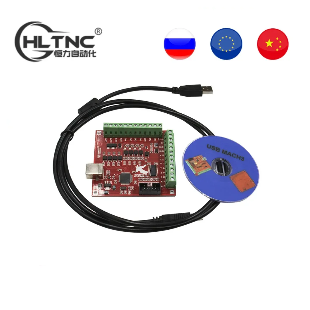 MACH3-breakout-board-4-Axis-USB-interface-driver-motion-controller ...