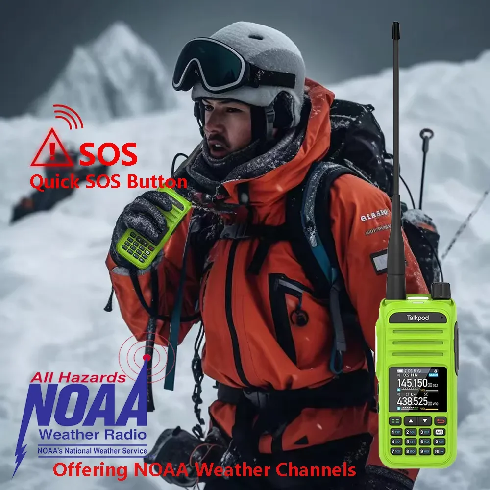 Talkpod-A36-Plus-Walkie-Talkie-5W-Portable-Ham-CB-Radio-AM-FM-VHF-UHF-7 ...