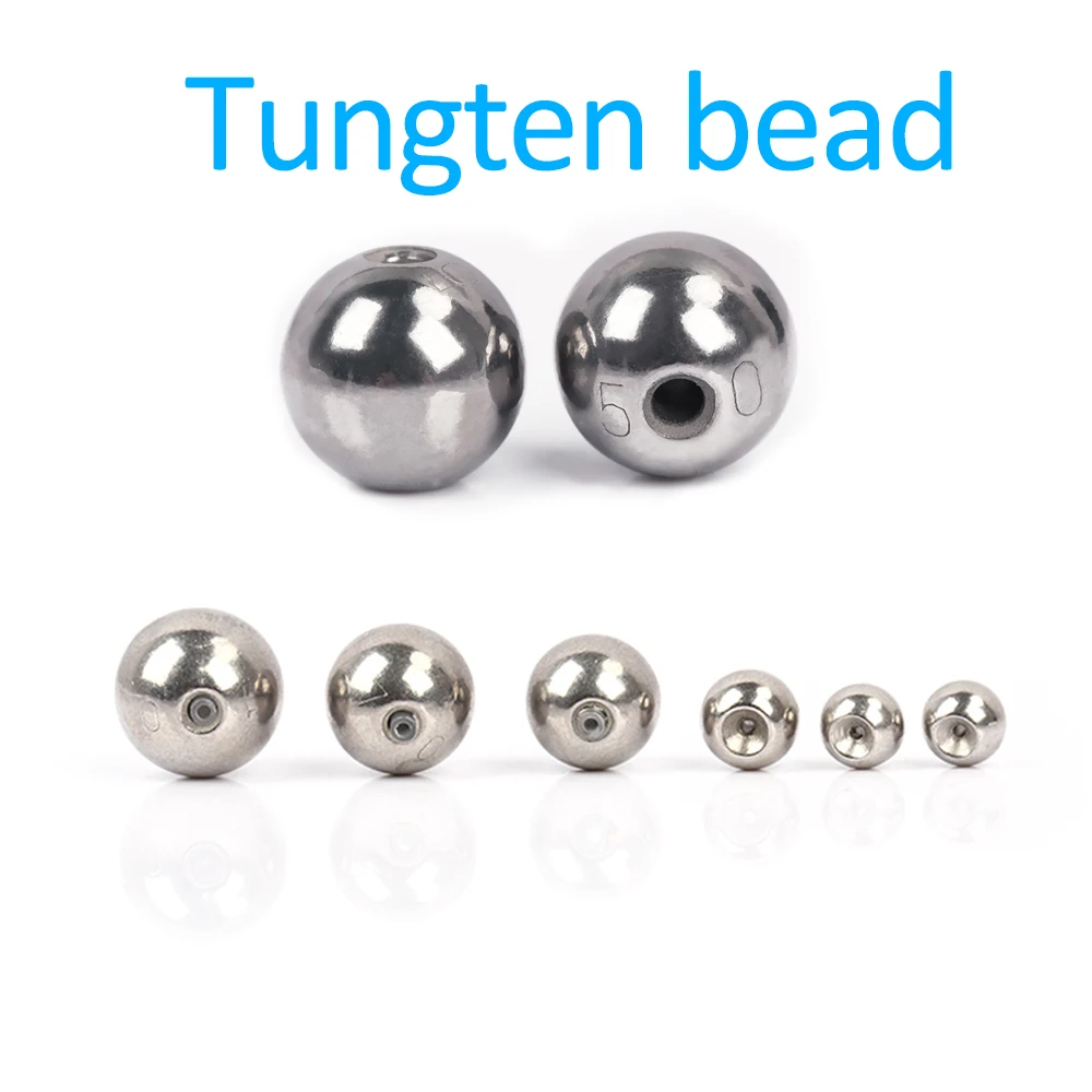Tungsten-Bead-Weights-Fishing-Sinkers-Tungsten-Fishing-Weights-Flipping ...