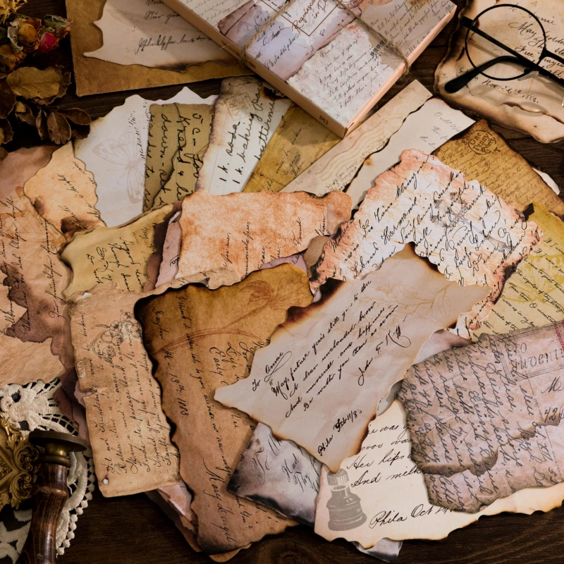 Paper Ephemera Vintage/antique post cards with stamps with gorgeous ...