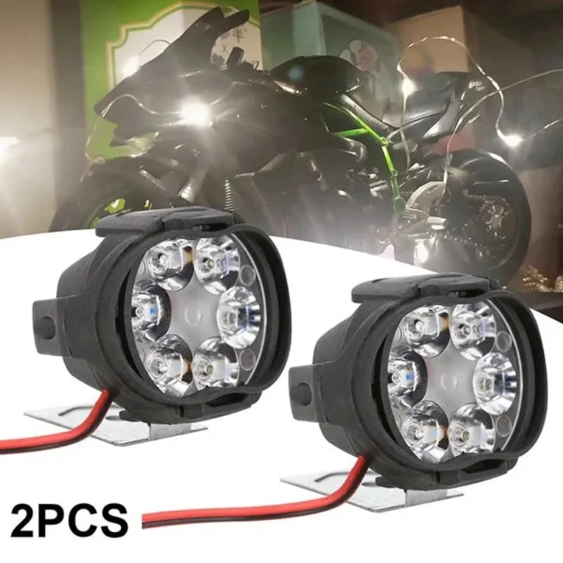 2Pcs-Motorcycle-Headlight-High-Brightness-Waterproof-Auxiliary ...