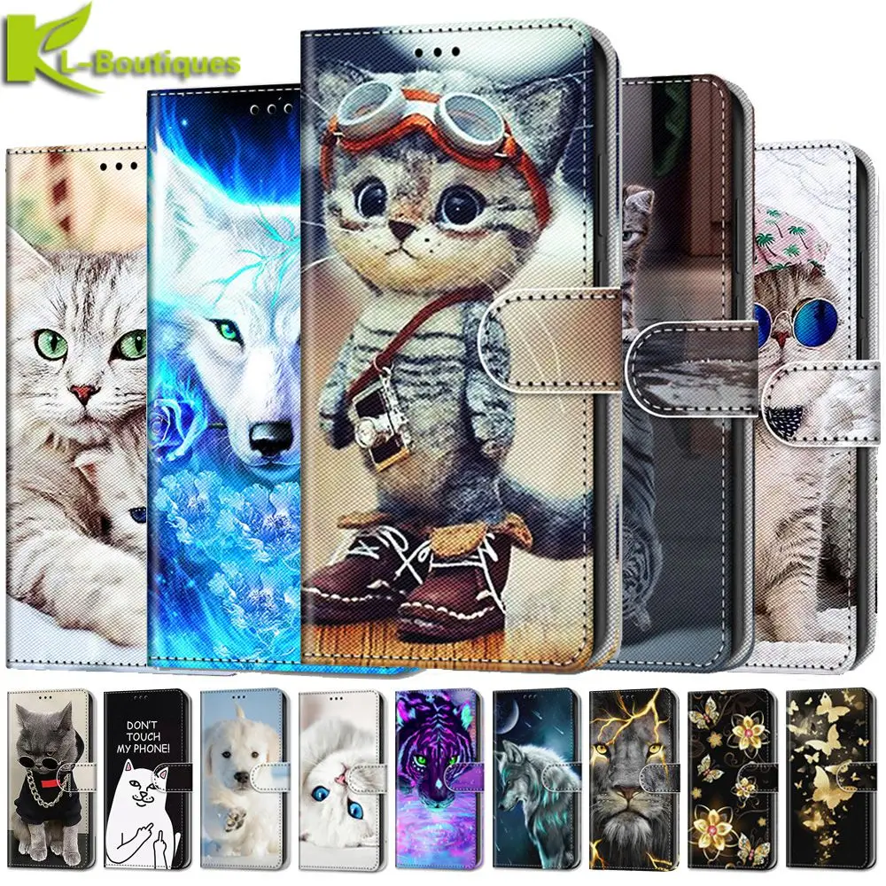 Coque-de-t-l-phone-peinte-animal-chat-et-tigre-pour-Xiaomi-Redmi-Snap7A ...