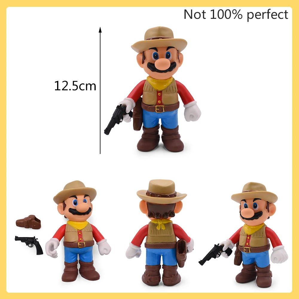 Figura de acción de Super Mario Bros Luigi, modelo de juguete de Bowser ...