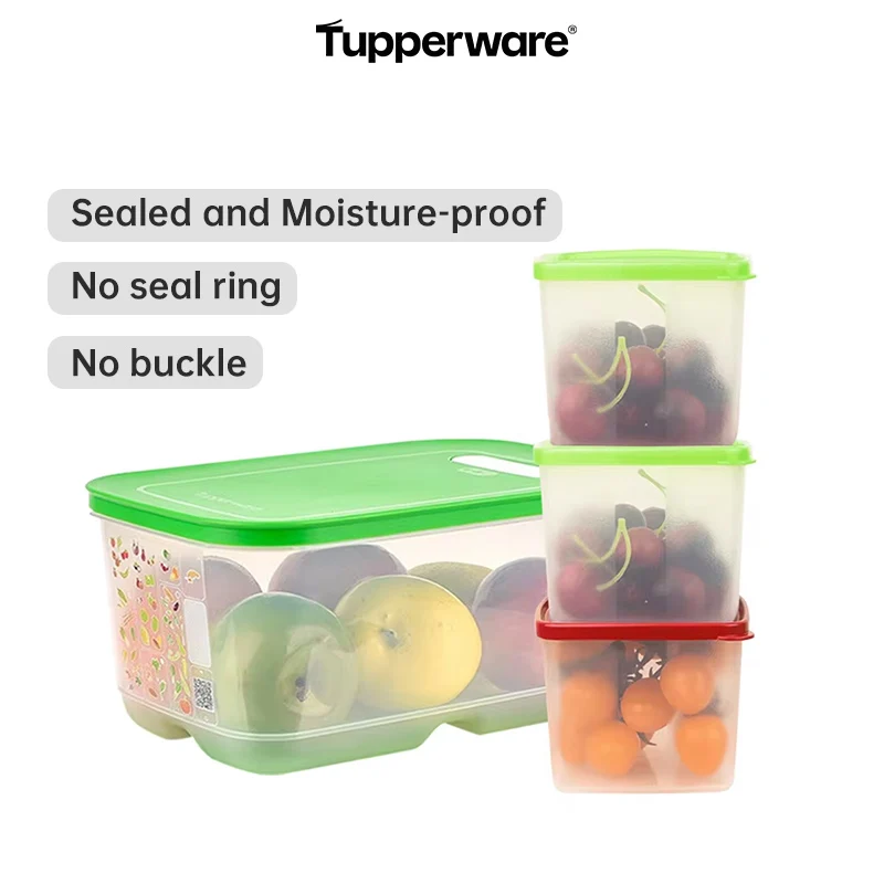 Tupperware-4-4L-Refrigerator-Preservation-Box-Meat-Food-Transparent ...