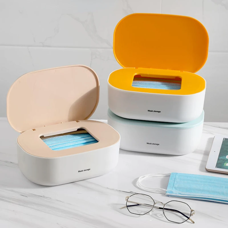 Large capacity Tissue Box Disposable Face Mask Case Home Car Fashion ...