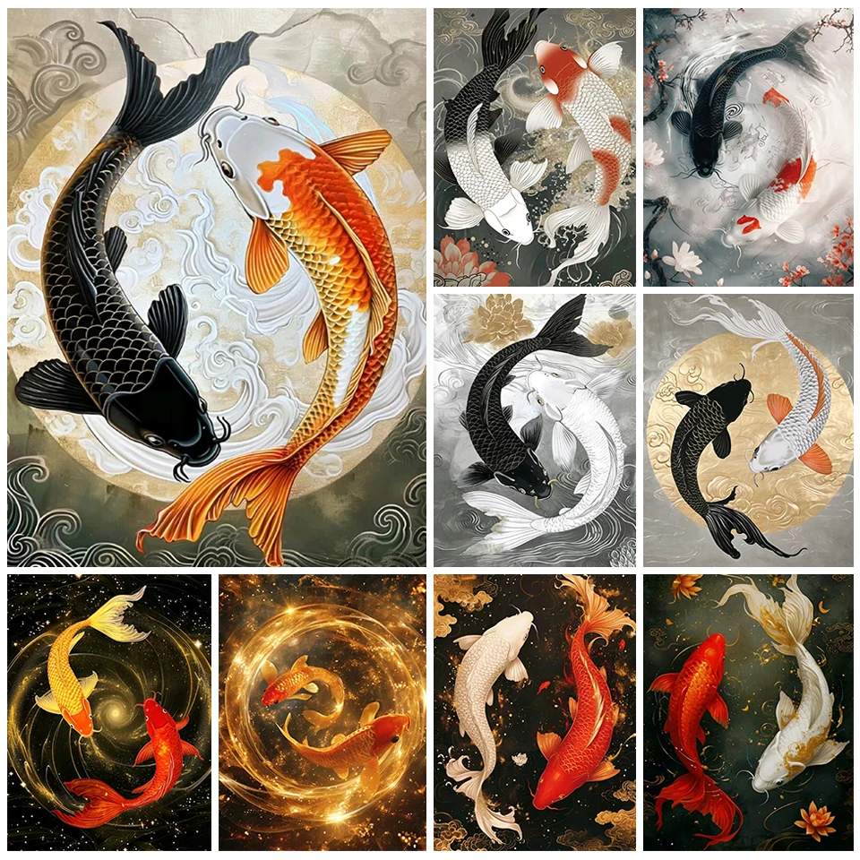 5D-Fantasy-Koi-Fish-Diamond-Painting-New-2024-DIY-Full-Round-Square ...