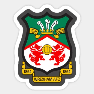 Wrexham Red Dragons Dk 5PCS Stickers for Wall Room Funny Print Art ...