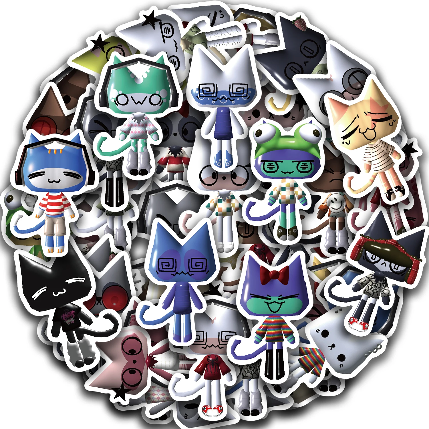 52Pcs-Inoue-Toro-Anime-Sticker-For-Luggage-Skateboard-DIY-Graffiti-Girl ...